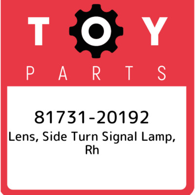 81731-20192 Toyota Lens, side turn signal lamp, rh 8173120192, New ...
