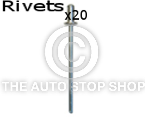 Special Rivet 6,4 X 12 MM Poignée Range 2-6MM Citroen Berlingo / C1 Etc ...