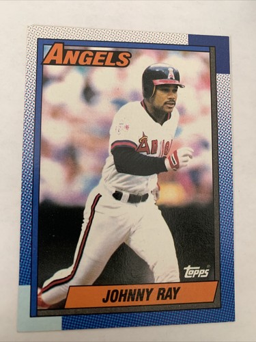 1990 Topps Baseball Card #334 Johnny Ray California Angels NmMt Free ...