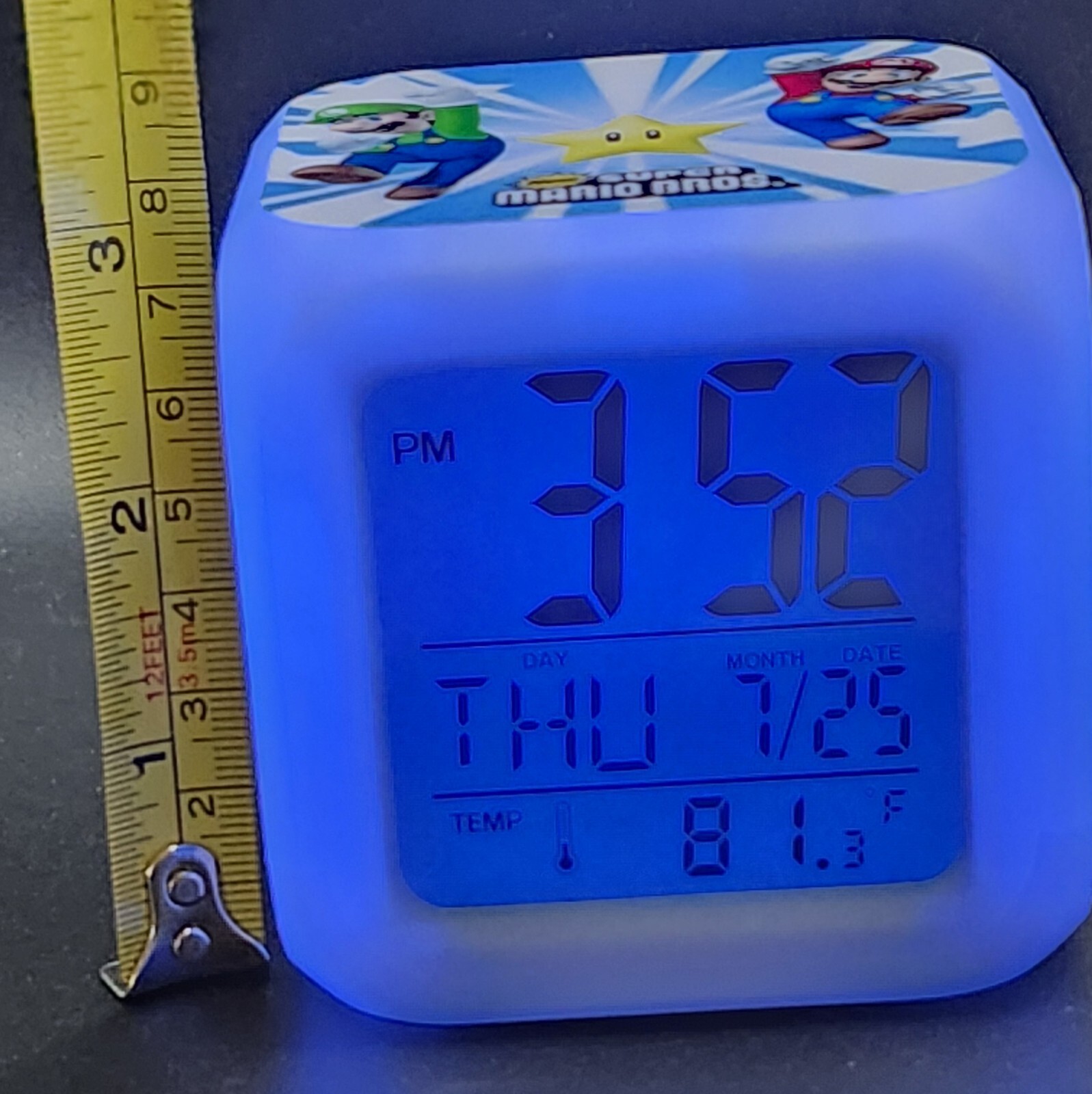 Super Mario Bros. Alarm Clock Battery Operated | eBay