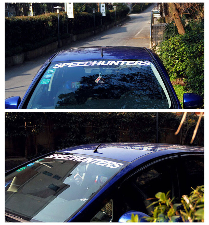 SPEEDHUNTERS Windshield Decal Vinyl Car Sticker Banner Graphics Oracal ...