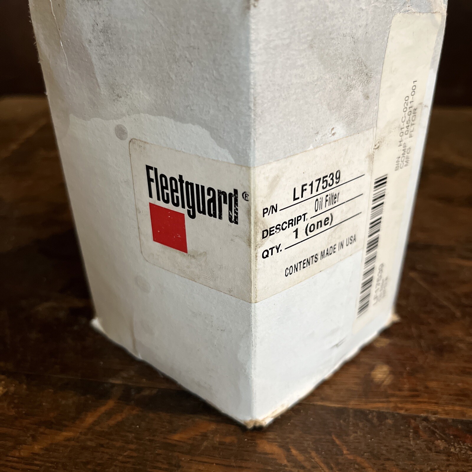 FLEETGUARD LF17539 - Cross reference oil filters