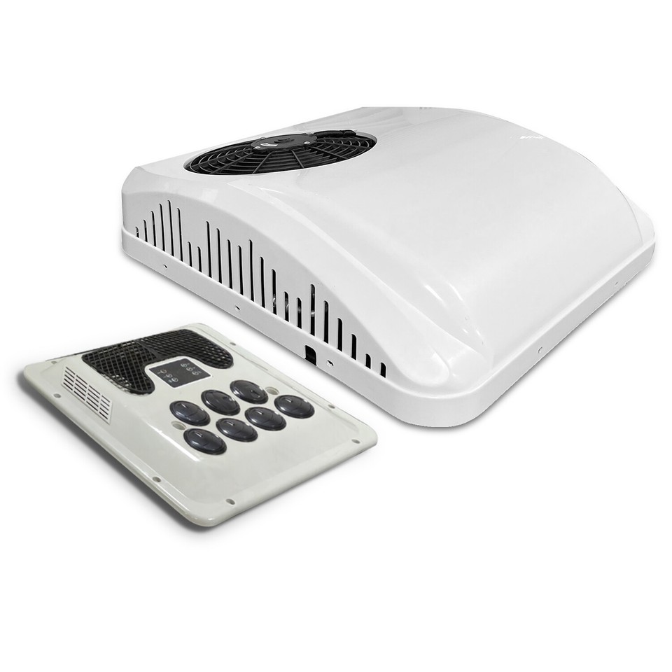 Cooling&Heat Car 12V Air Conditioner Electric AC Unit Universal for Van ...