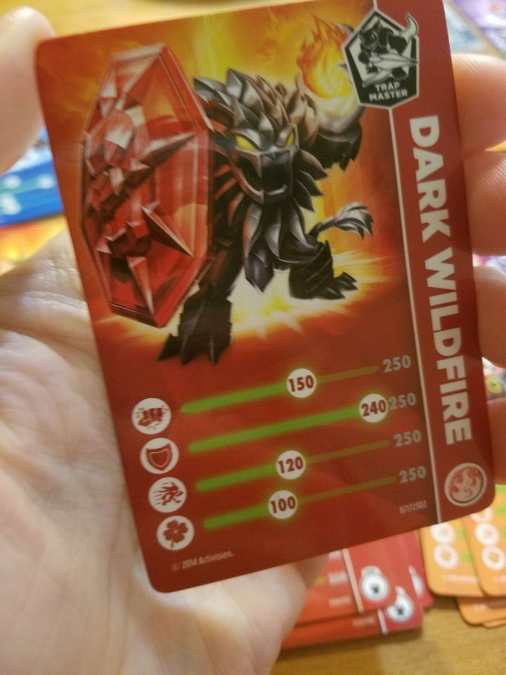 Skylanders Trap Team Giants Spyro's Adventure Swap Force Trading Cards ...