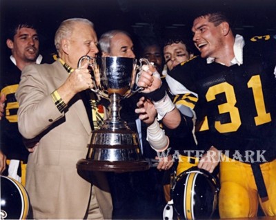 1986 CFL Hamilton Tiger Cats Grey Cup Harold Ballard & Ben Zambiasi 8 X ...