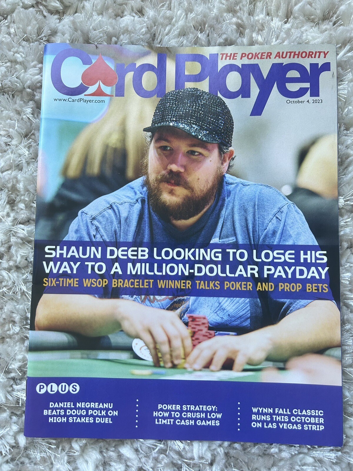 The poker authority cardplayer October 4, 2023 shaun deep magazine | eBay