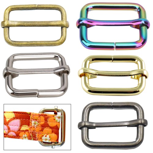 25mm Sliding Bar Strap Adjuster Buckles Tri-glide Pin for Webbing Handbag strap | eBay
