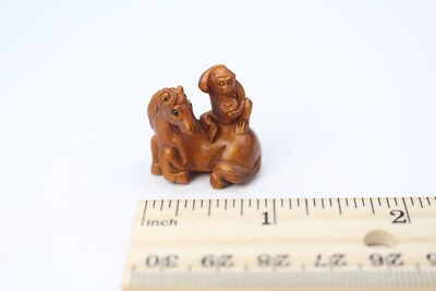 Netsuke - Monkey Signed