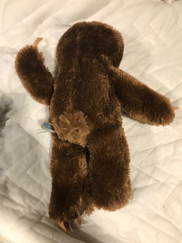 Build-a-Bear Three Toed Sloth Stuffed Plush BABW Hugging Arms Legs | eBay