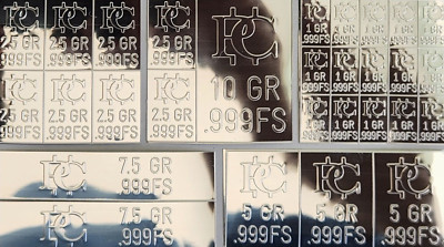 Silver Bars That Snap Apart .999 Silver Bullion (5 pack) Trading Cards ...