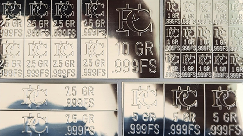 Silver Bars That Snap Apart .999 Silver Bullion (5 pack) Trading Cards ...