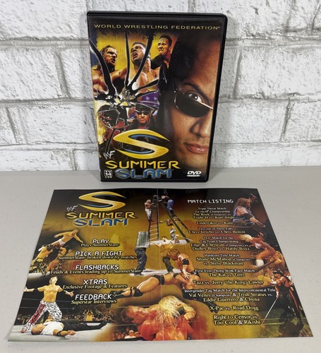 SUMMERSLAM 2000 Rare DVD wrestling WWE THE ROCK WWF | eBay