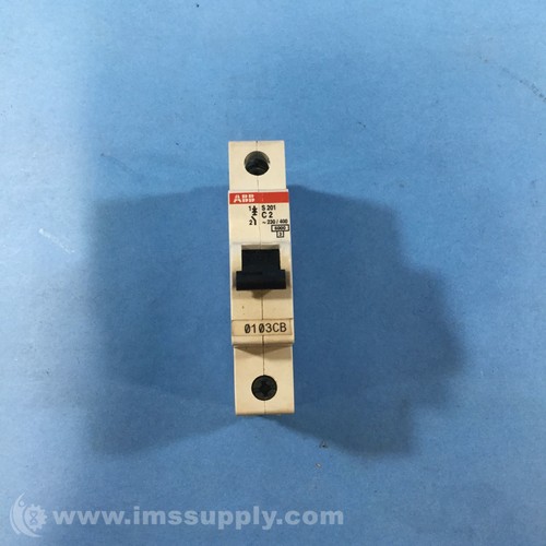 ABB S201-C2 Miniature Circuit Breaker, S200, 1P, C, 2 AMP USIP | eBay