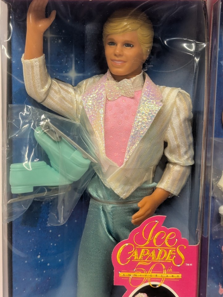 Vintage Mattel Ice Capades Barbie AND Ken 1989 Mattel Skaters #7365 ...