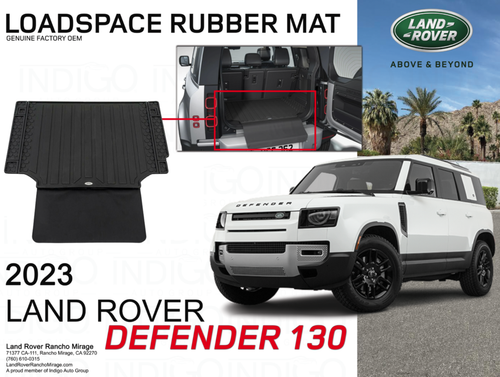 GENUINE FACTORY OEM LAND ROVER RUBBER REAR CARGO MAT DEFENDER 130 ...