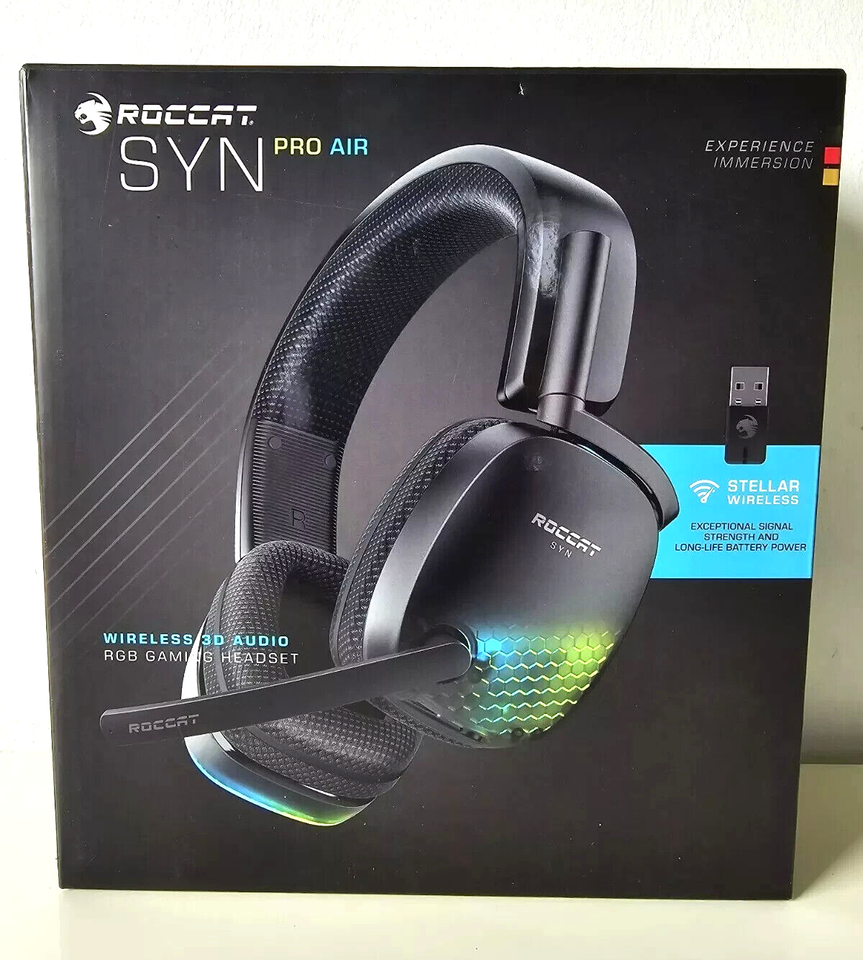ROCCAT Syn Pro Air Wireless Over-Ear Gaming Headset 731855541508 | eBay UK