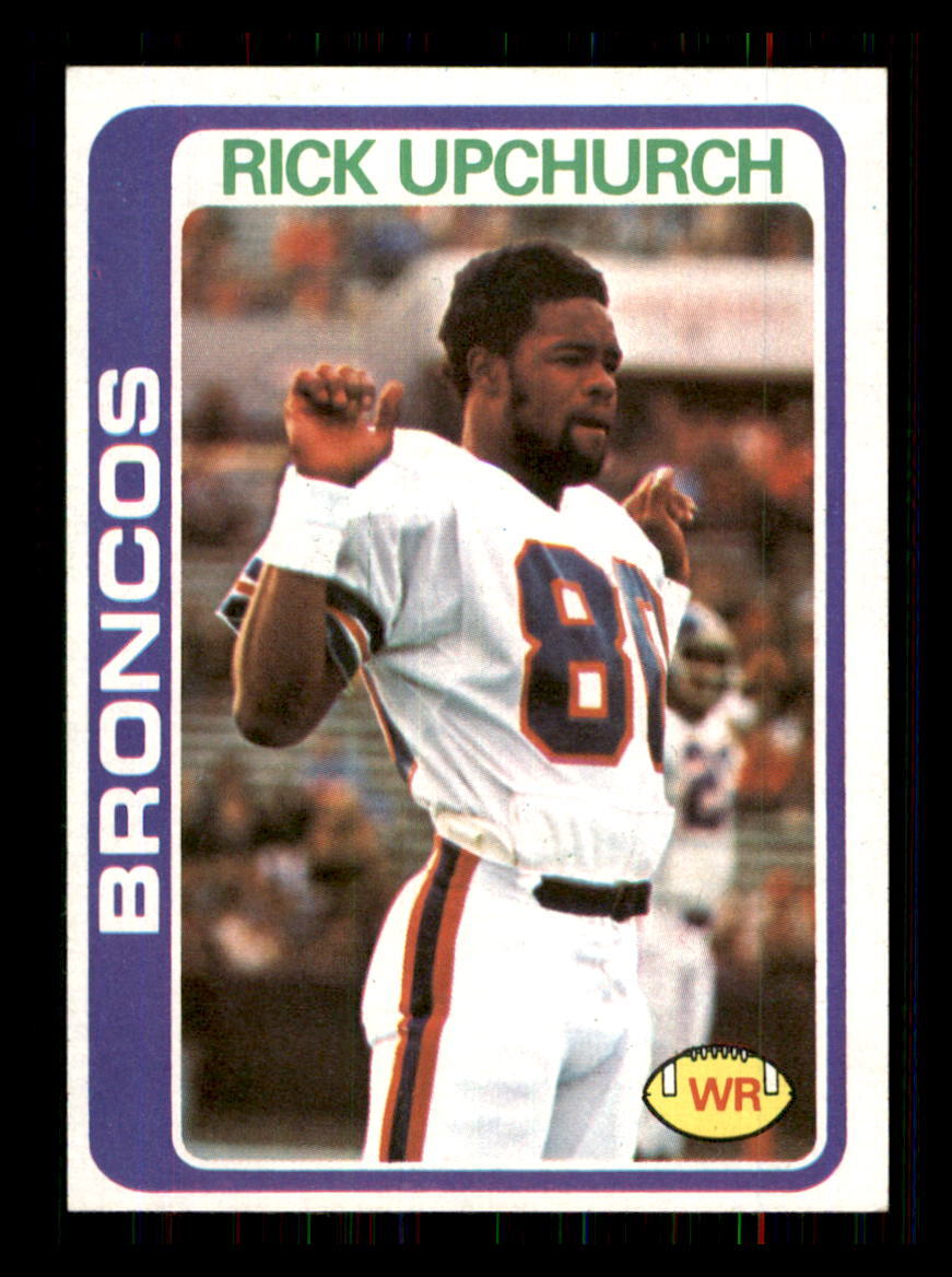 1978 Football Topps Rick Upchurch Denver Broncos #117 3 | eBay