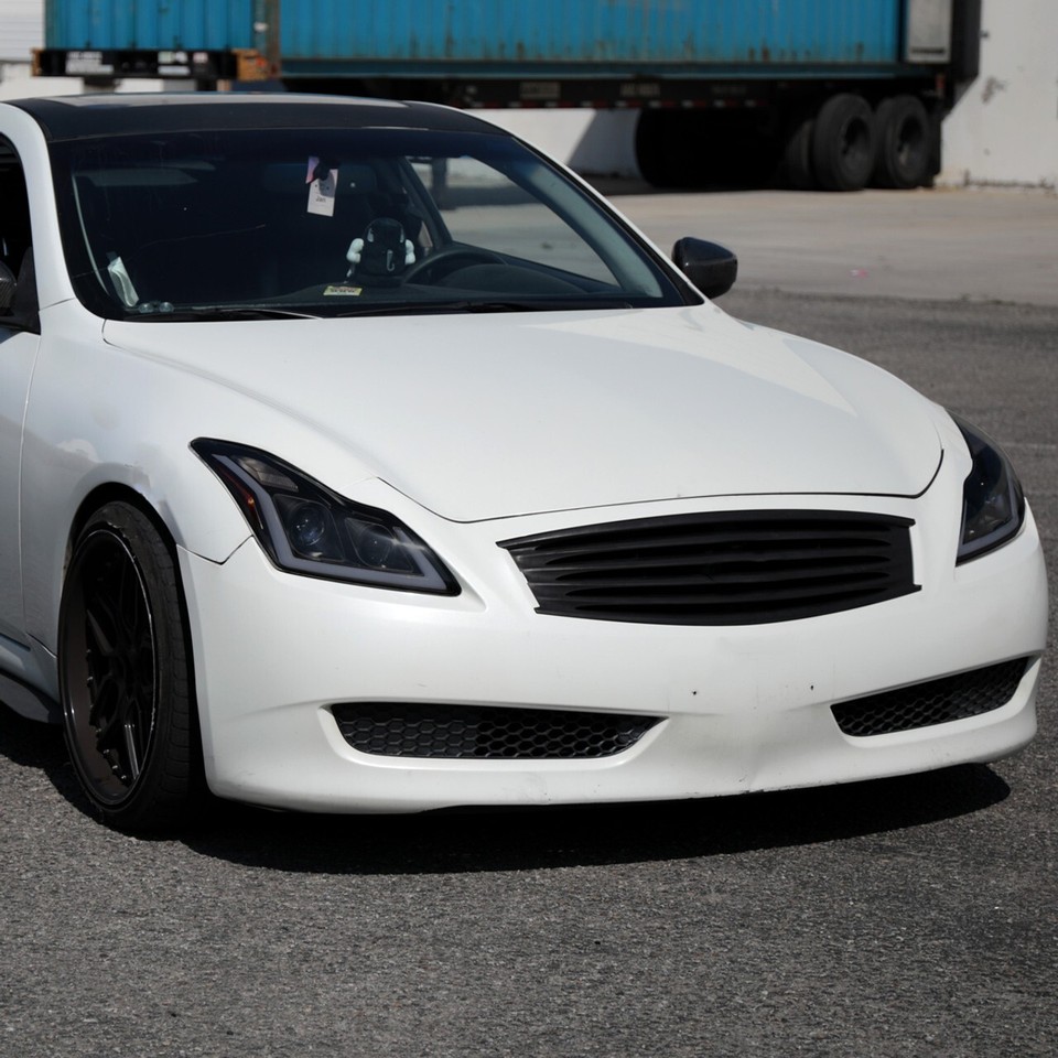 Upgrade Smoked Projector HID Headlights For Infiniti G37 Q60 2d Coupe ...