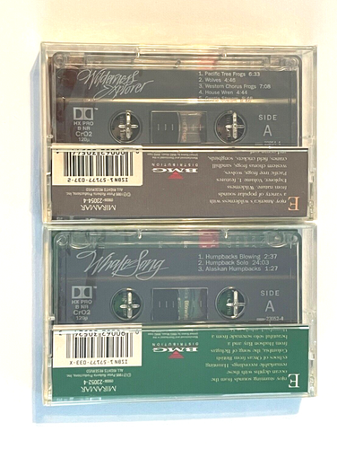 Whale song & Wilderness Explorer PURE NATURAL SOUNDS - 2 SEALED ...