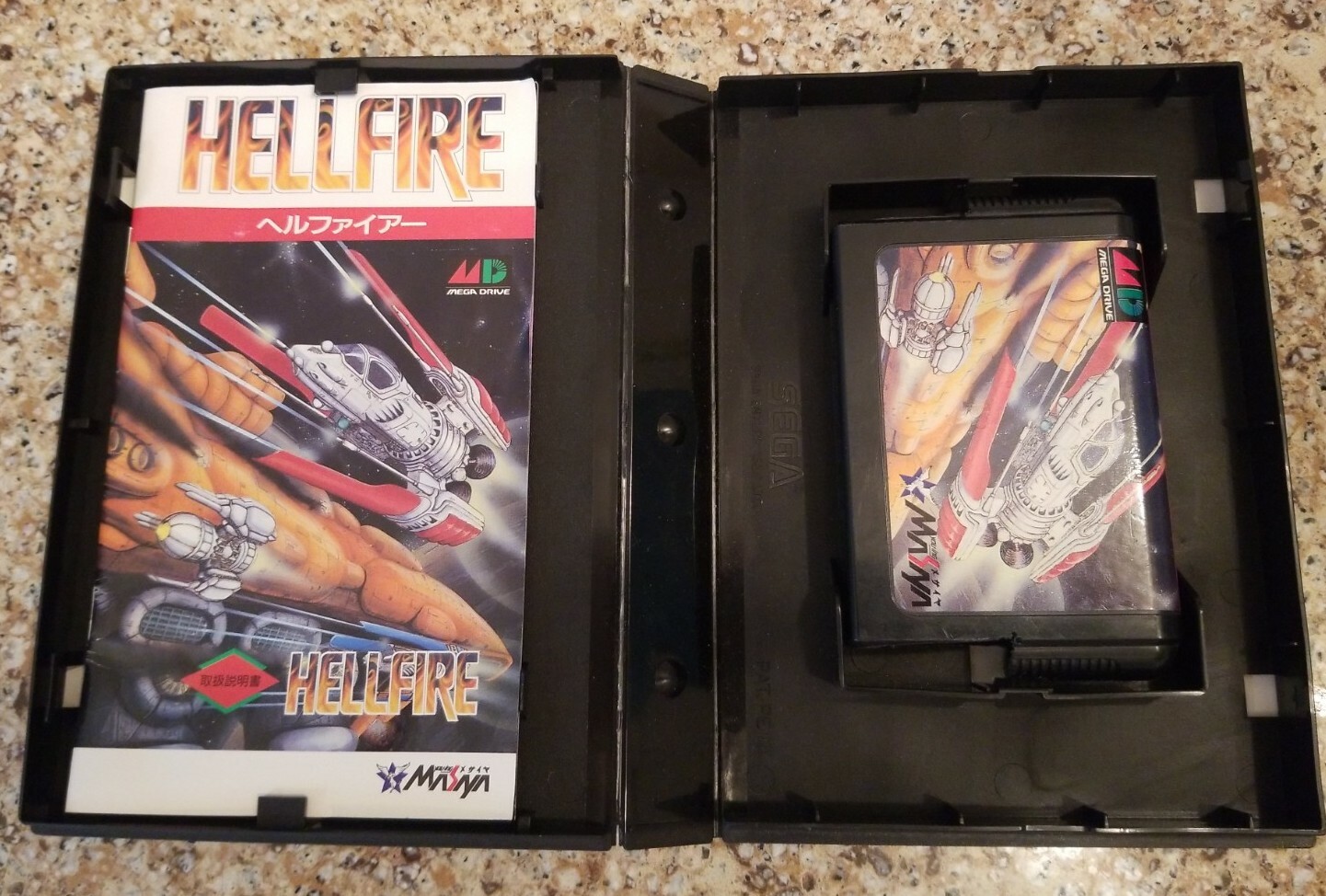 HELL FIRE Hellfire Mega Drive Sega JAPAN VGC☆ Manual~FAST SHIPPING~ | eBay