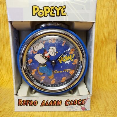 Popeye Retro Alarm Clock from 2004 | eBay