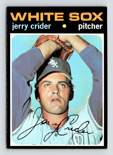 1971 Topps Card, #113 Jerry Crider, Chicago White Sox | eBay