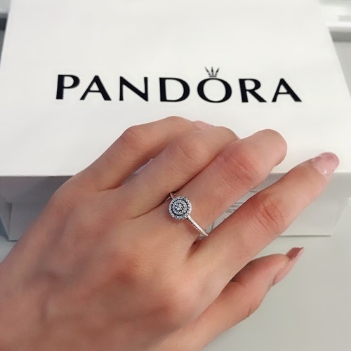 NEW Authentic PANDORA SS 925 Ale Radiant Elegant Clear CZ Ring 190986CZ ...
