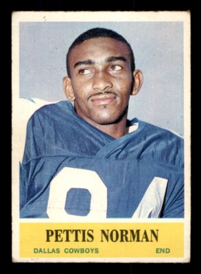 1964 Philadelphia Football #52 Pettis Norman VG *e1 | eBay