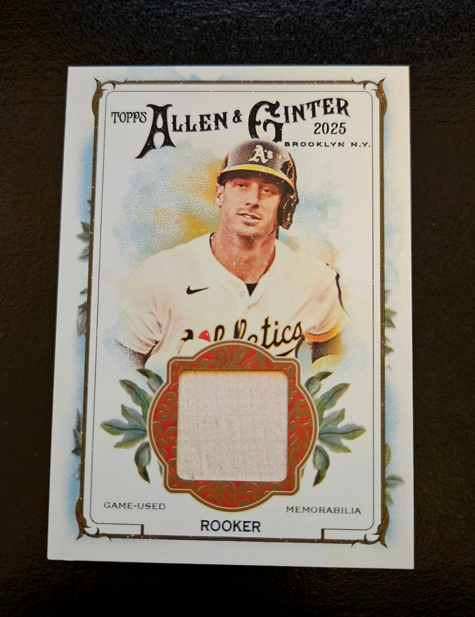 Brent Rooker 2025 Topps Allen & Ginter Full Size Relic Bat #AGR-BRO | eBay