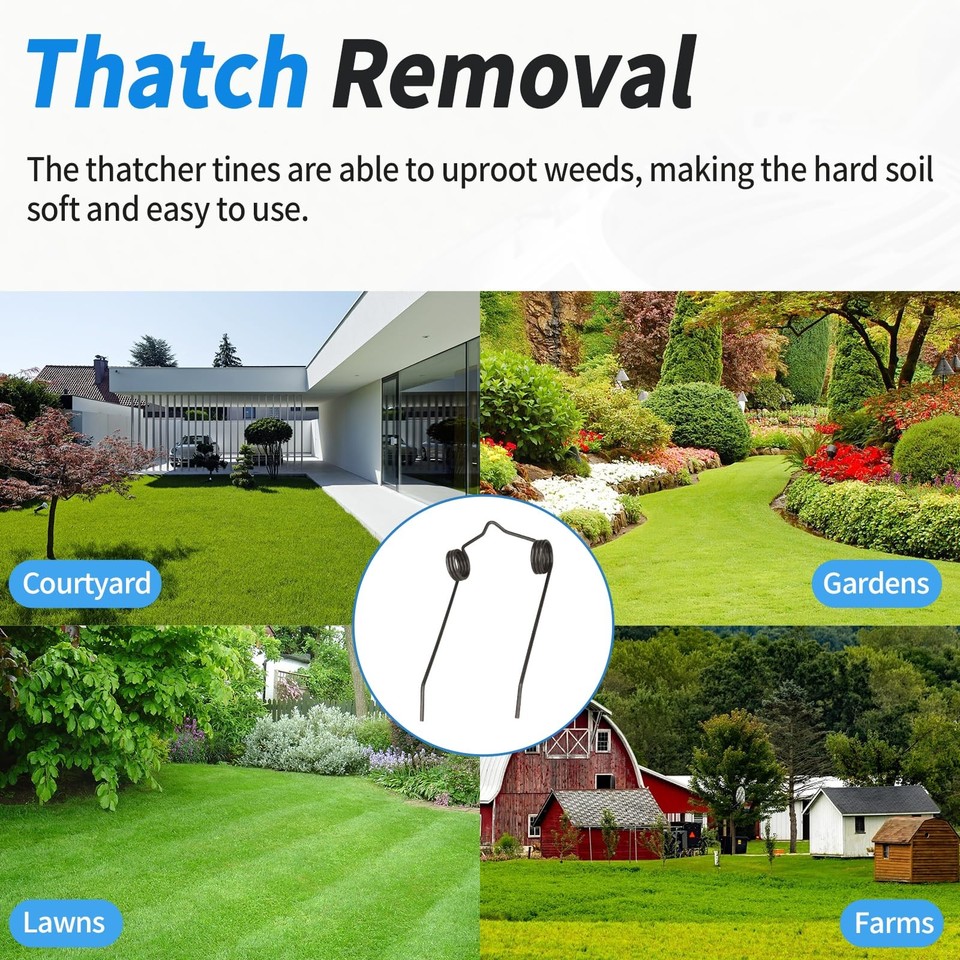 Dethatcher Spring Tines 46761 fits for Agri-Fab Dethatcher, Thatcher ...