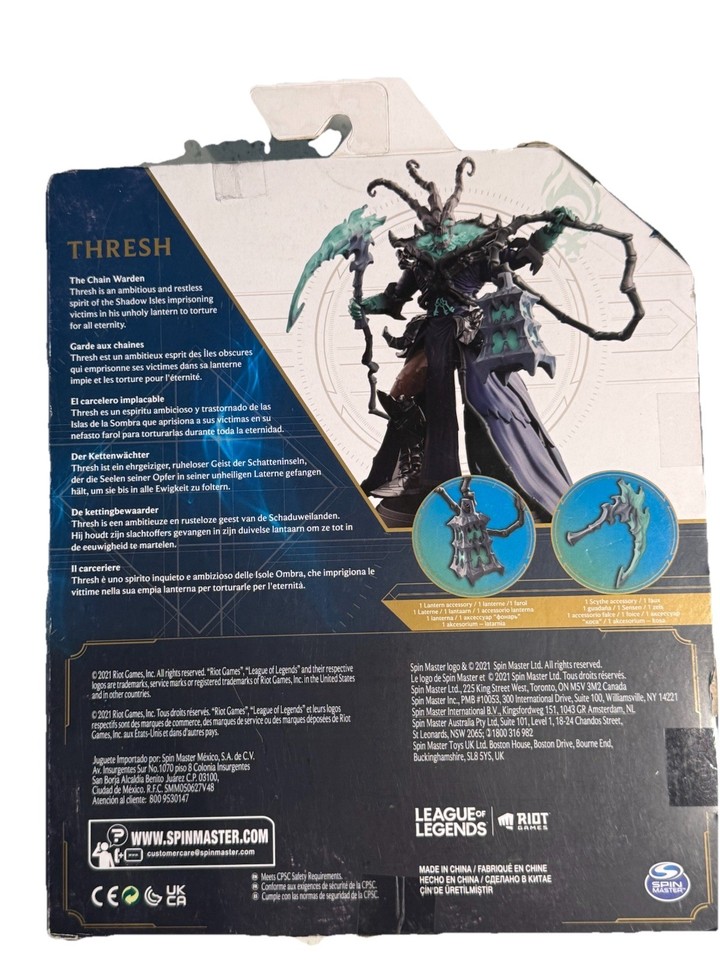Thresh League of Legends 7" Champion Collection 1ST EDITION (Box has ...