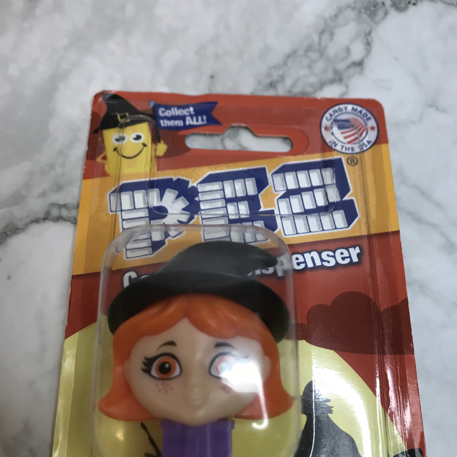 NEW Candy Corn Flavor Pez Candy Halloween Witch Pez Dispenser ...