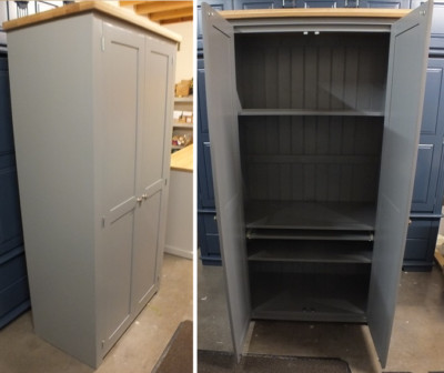 BUCKINGHAM PAINTED HIDEAWAY COMPUTER CUPBOARD/ BESPOKE AVAILABLE- F&B ...