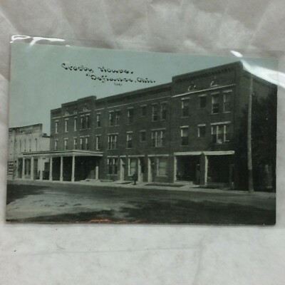 Vintage Postcard Crosby House Defiance Ohio Street Scene | eBay