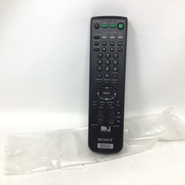 2 Sony Direct TV Remote Control Rm-y812 for sale online | eBay