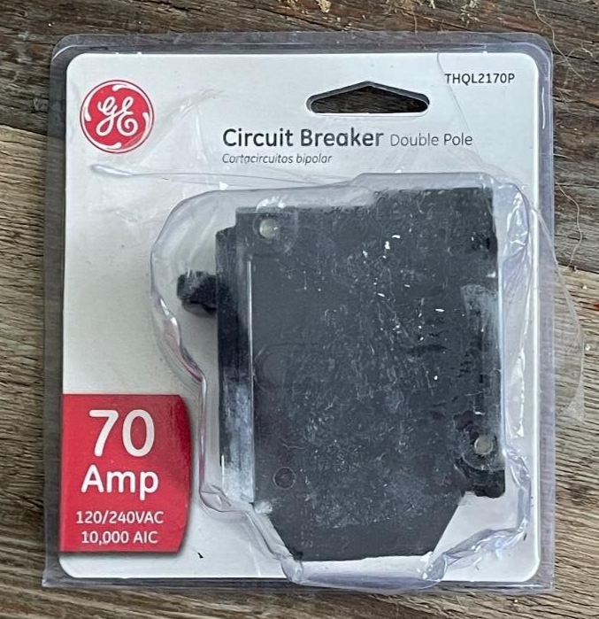 GE THQL2170P 70Amp Double Pole Circuit Breaker 120VAC | eBay