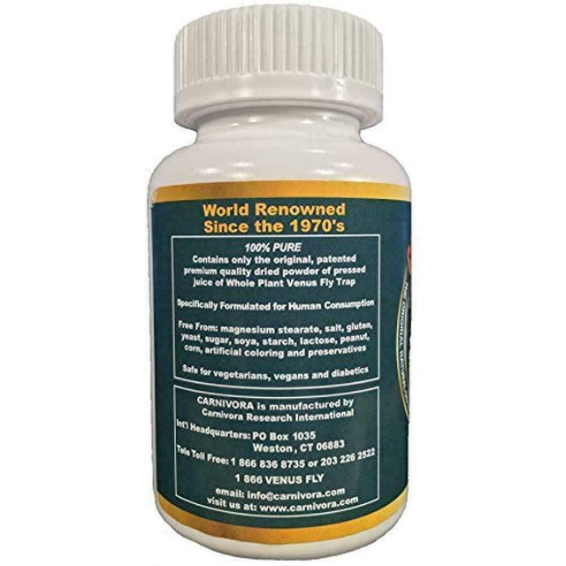 Carnivora 125mg Natural Capsules - 100 Count for sale online | eBay