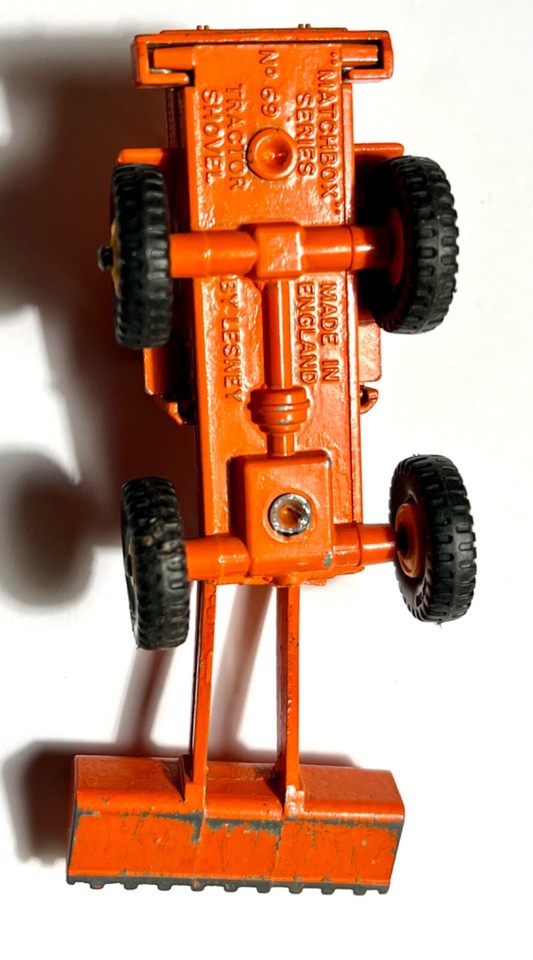 Matchbox HATRA TRACTOR SHOVEL #69 ( Orange) Excellent (1965-66) | eBay