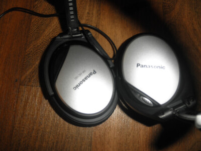 RARE Panasonic RP-HC150 Wired Stereo Headphones Black TESTED | eBay
