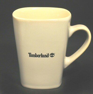 Tall Squared Coffee Mug Cup w/ Timberland Work Boots Logo | eBay