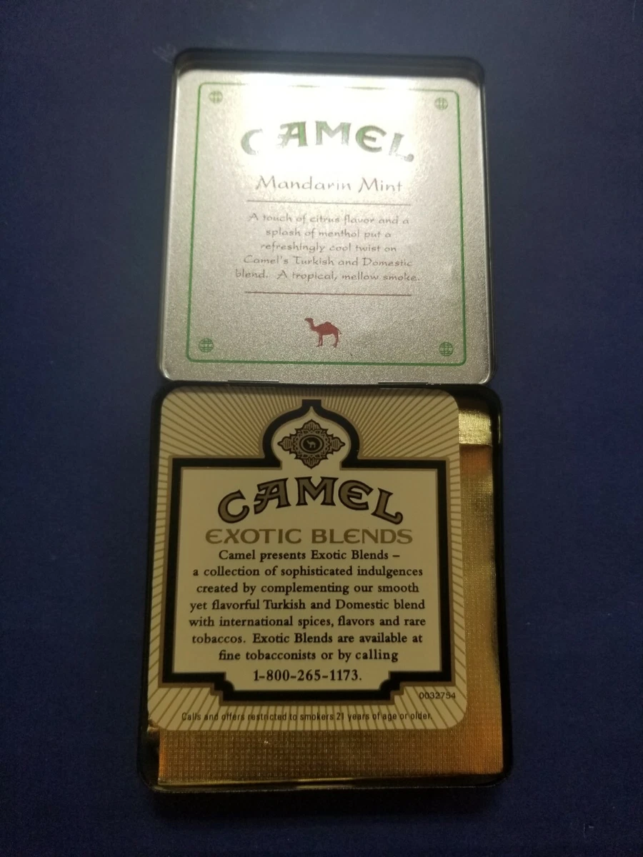 Camel Flavored Cigarettes In Tins