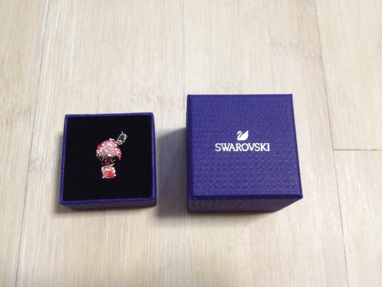 RARE Signed Swarovski Crystal Growing GIRL Charm Pend… - Gem
