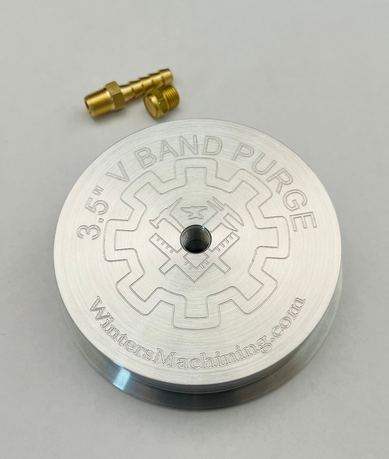 3.5" TIAL V BAND BACK PURGE BLOCK HEAT SINK | eBay