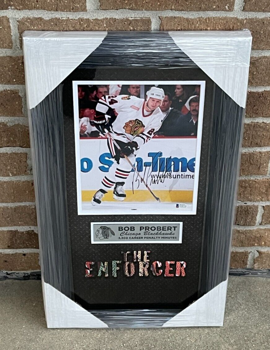 Bob Probert Autographed Memorabilia | Signed Photo, Jersey ...