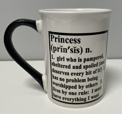 Cottage Creek Princess Definition Pampered Coffee Mug Cup Large ...