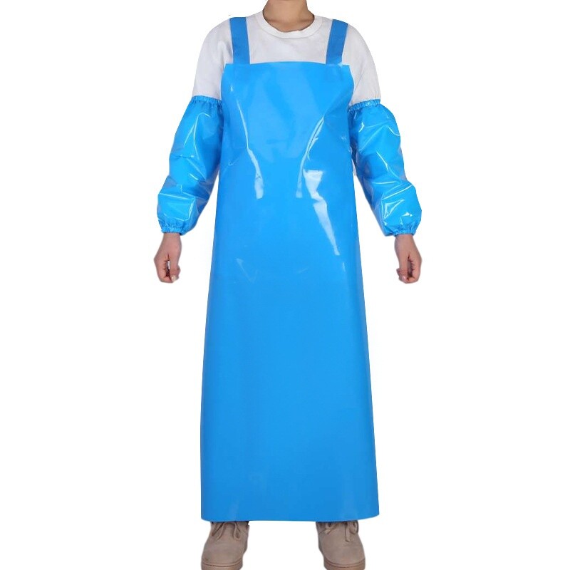Heavy Duty Apron Unisex TPU Waterproof Butchers Industrial Aprons ...