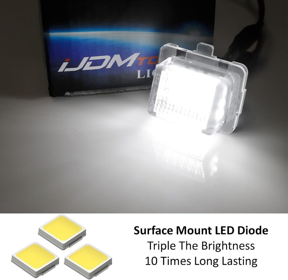 3W Full LED License Plate Light Kit Compatible With C E S Class ...