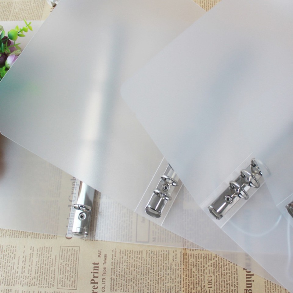 Frosted Binder Hanging File Folders Paperwork Organiser for Office | eBay