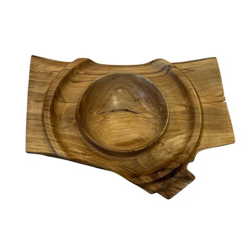 TOM ROBBINS Wood Bowl Artisan Signed Handmade 2017 Turned USA Artist ...