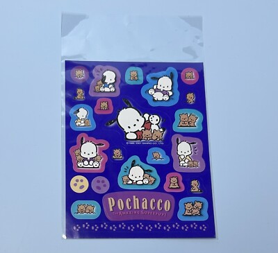 Vintage Pochacco The Amazing Superpup Cute Dog Sticker Sheet from 2001 ...